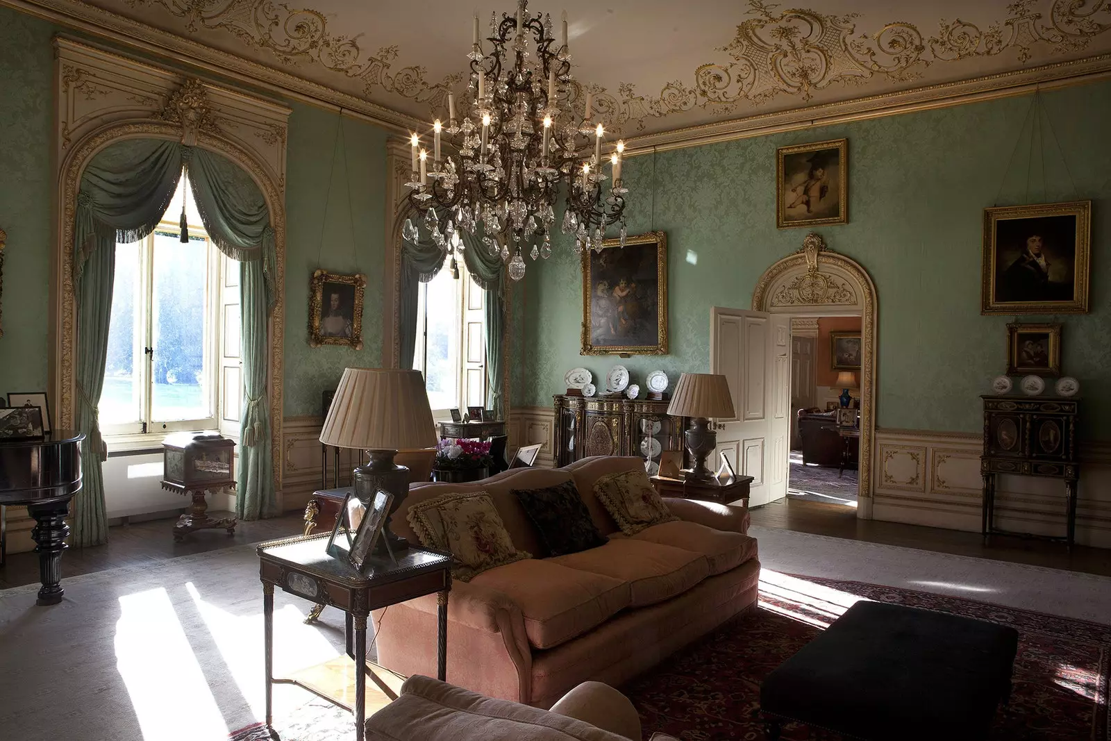 Sala de dibuix del castell de Highclere