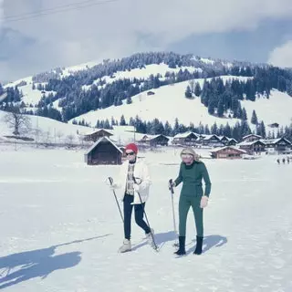 Princess Grace nke Monaco na Saanenmöser Switzerland 1969