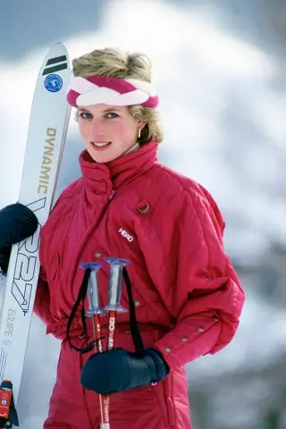 Princess Diana na Klosters Switzerland 1986