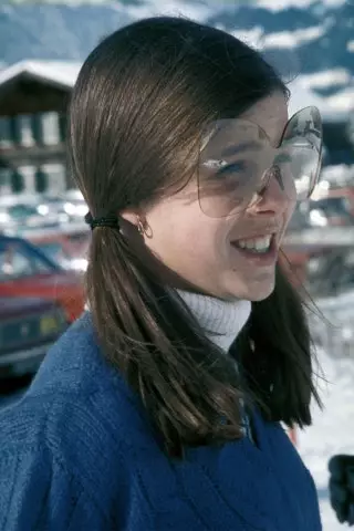 Prinses Caroline fan Monako skiing yn 'e jierren '70