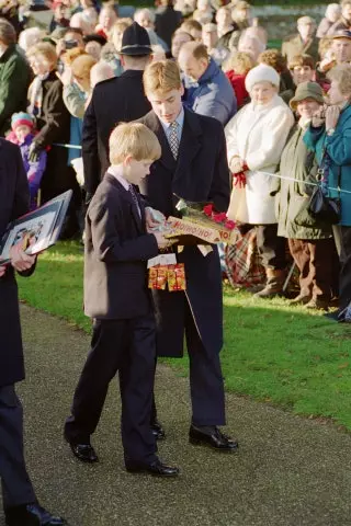 Prins William og prins Harry i 1990