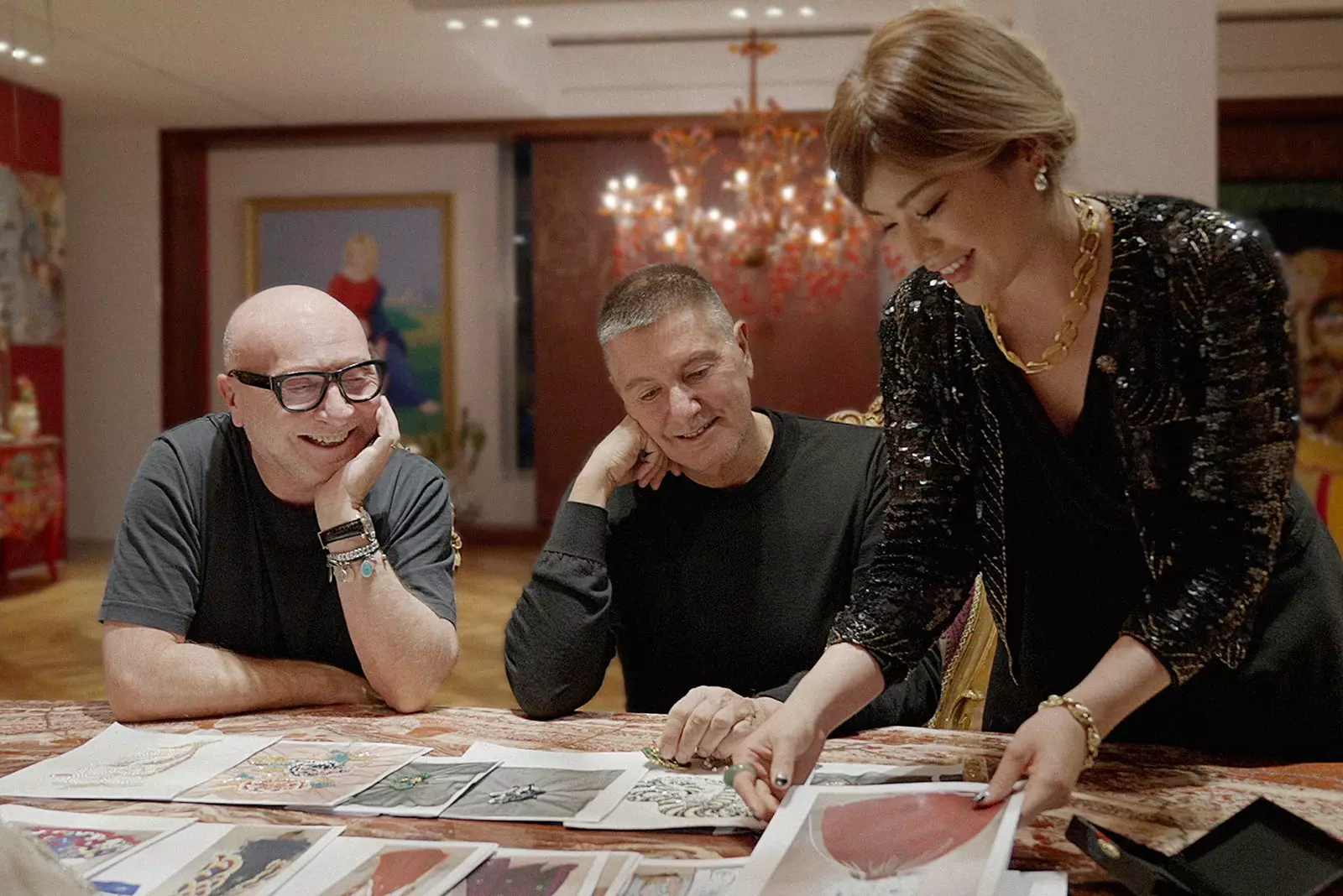 Domenico Dolce û Stefano Gabbana bi Sohee Park