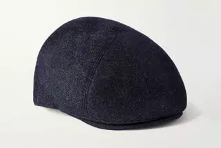 Loro Piana Gorra plana de mestura de la virxe e cachemira 320 Esta gorra suntuosamente suave de mestura de la e caxemir fai referencia...