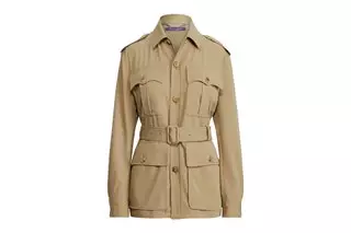 Ralph Lauren Tasha wollen gaberdine jas 1610 ralphlauren.co.uk Gebaseerd op het klassieke safarijack is dit perfect...