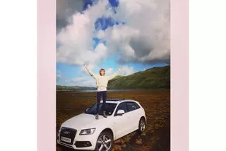 Edie Campbell „fyrirmyndir“ Audi