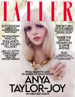 Anya TaylorJoy sa Tatler's October 2021 cover.nbsp Mag-subscribe ngayon para sa pagsubok na alok ng 3 isyu para sa 1 plus libreng digital...