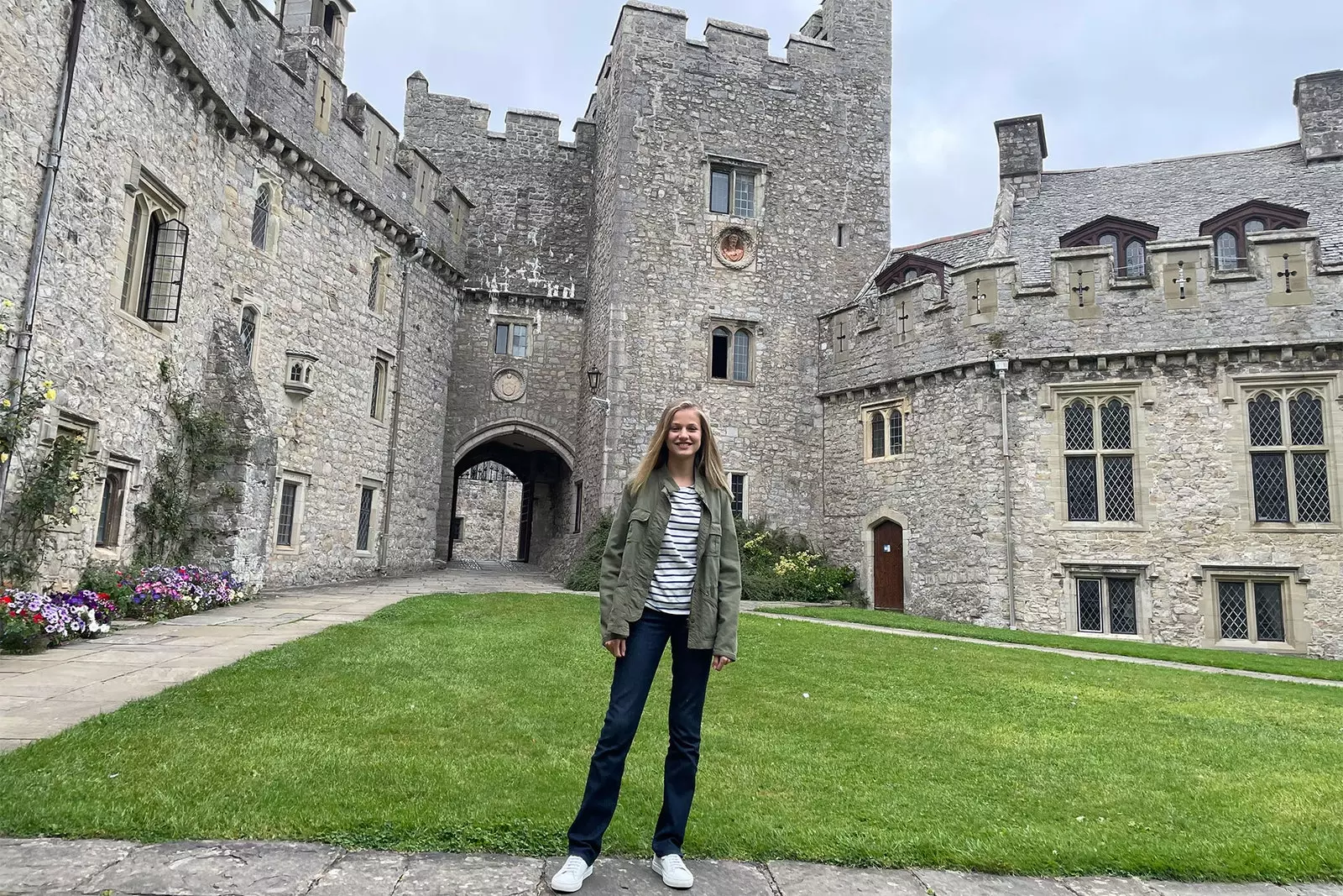 La princesse héritière Leonor d'Espagne au UWC Atlantic College