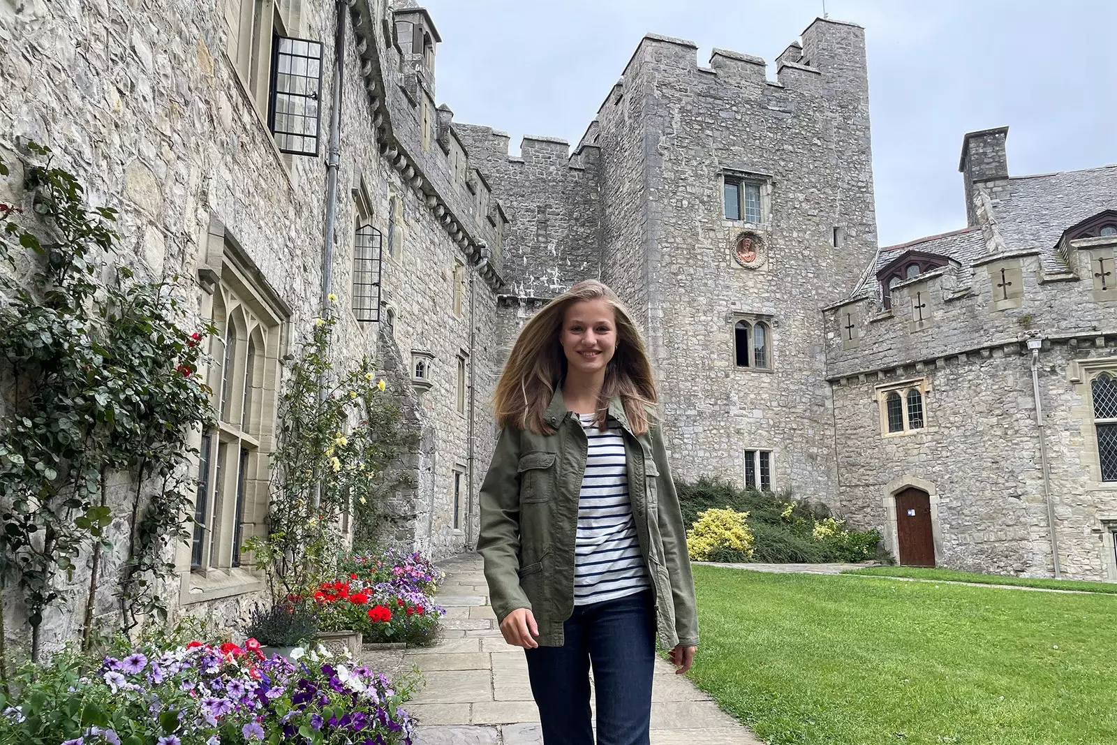 La princesse héritière Leonor d'Espagne au UWC Atlantic College