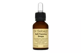 SelfTanning Drops 35 leis an Dr Sebagh Athbheochan casta saileach le dath gréine gan ghrian a chumasc dhá nó trí bhraon isteach i...