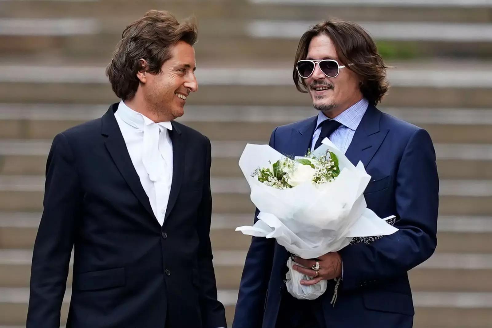 Johnny Depp cu David Sherborne în ziua a 6-a