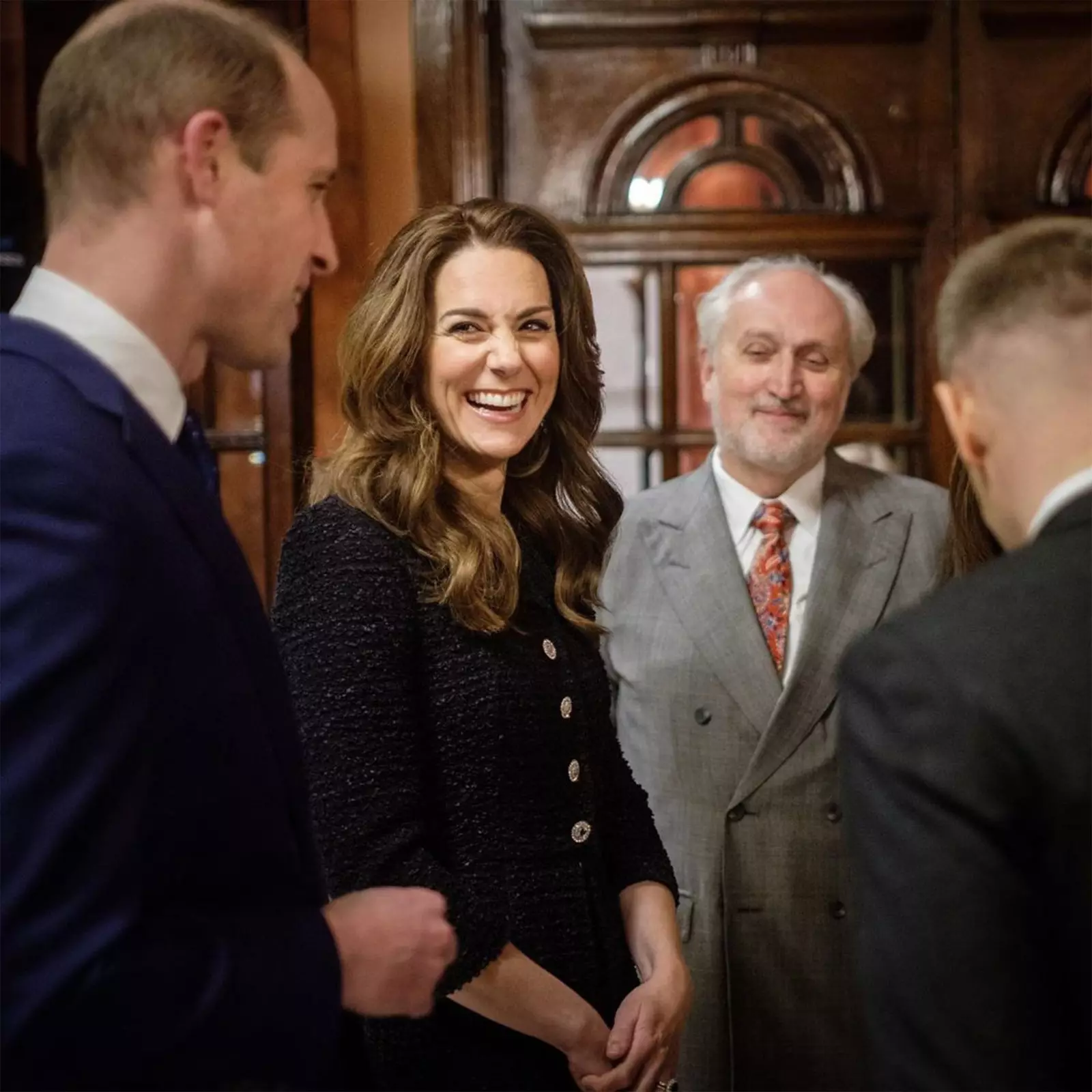 Li-Duchess tsa Cambridge li roala Eponine ho Noël Coward Theatre