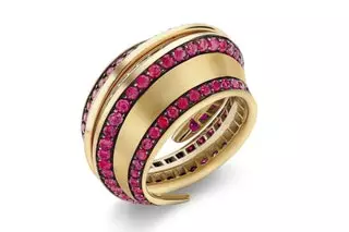 Lily Gabriella Spira Ring Striped 6200 lilygabriella.com