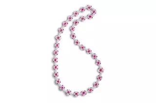 Shruti Sushma Msumbiji Ruby Diamond Necklace POA shrutisushma.com