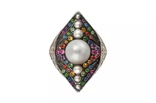 Venyx Elementa Rainbow Pearl ring 6300 venyxworld.com