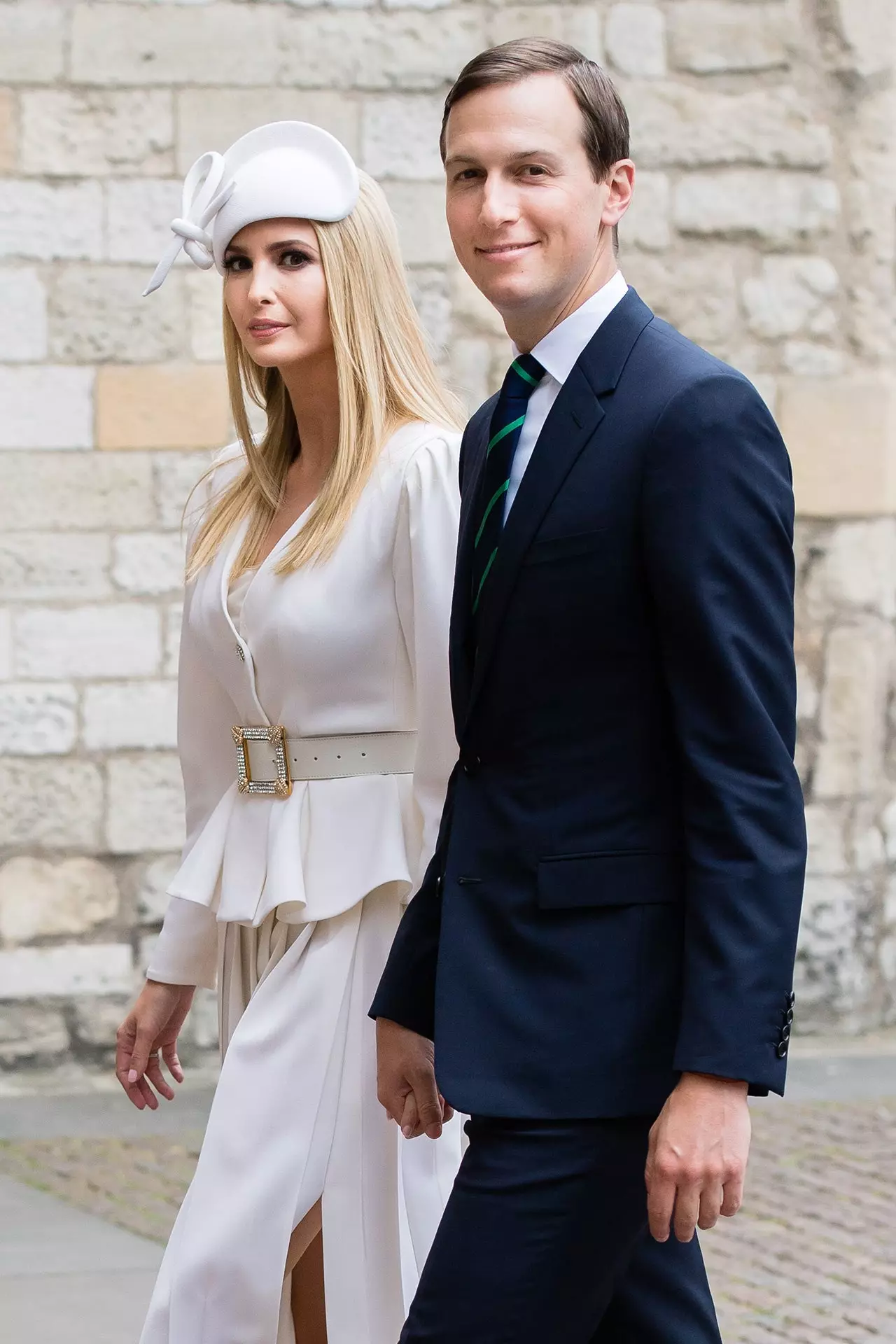 Ivanka og hendes mand Jared Kushner under deres besøg i Storbritannien 2019