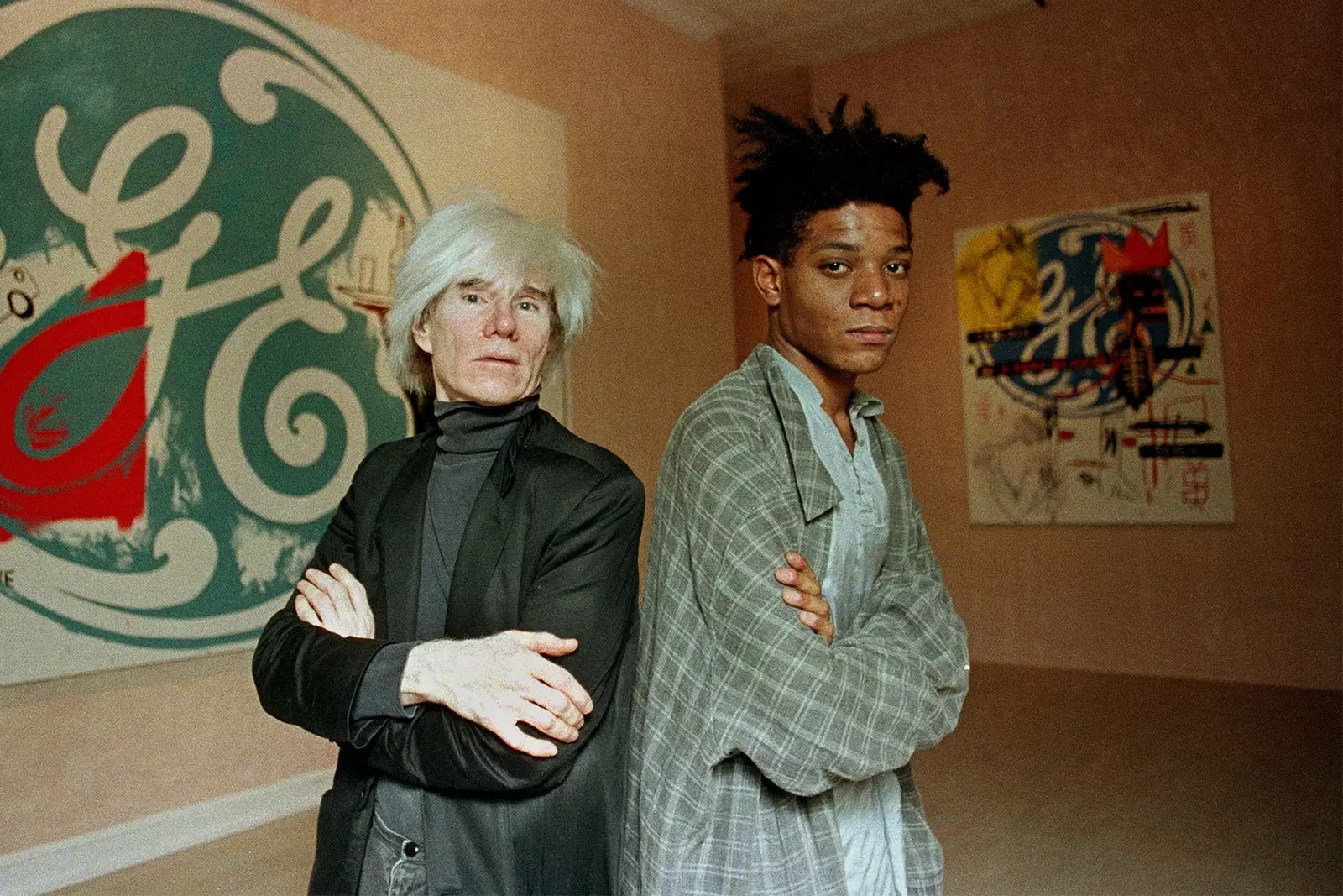 Andy Warhol a JeanMichel Basquiat, ktorých umenie Mugrabisovci zbierajú a nesmierne obdivujú