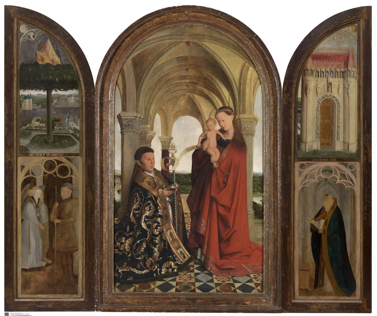 Petrus Waýtyň “Triptych” XVII asyryň birinji ýarymy, vanan Wan Eýkden soň XVI asyryň birinji ýarymy