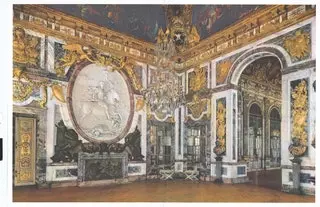 O Salon de la Guerre com decoração de Charles Le Brun representando vitórias militares francesas que levaram à Paz de...