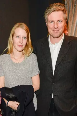 Con su esposa Alice Goldsmith