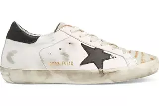 Скураныя красоўкі 310 ад Golden Goose на NetaPorter