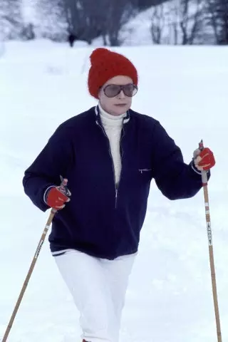 Princess Grace ng Monaco sa Gstaad 1977