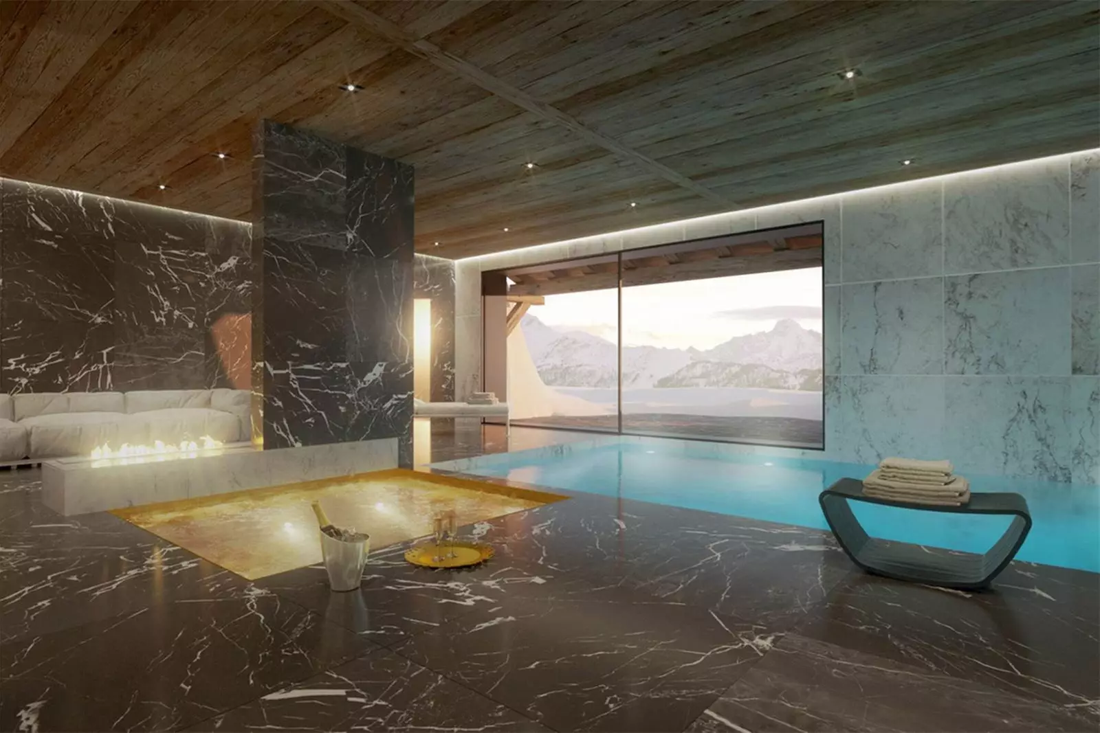 Chalet Nuptse Verbier Switzerland. Sa pamamagitan ng Sothebys Realty