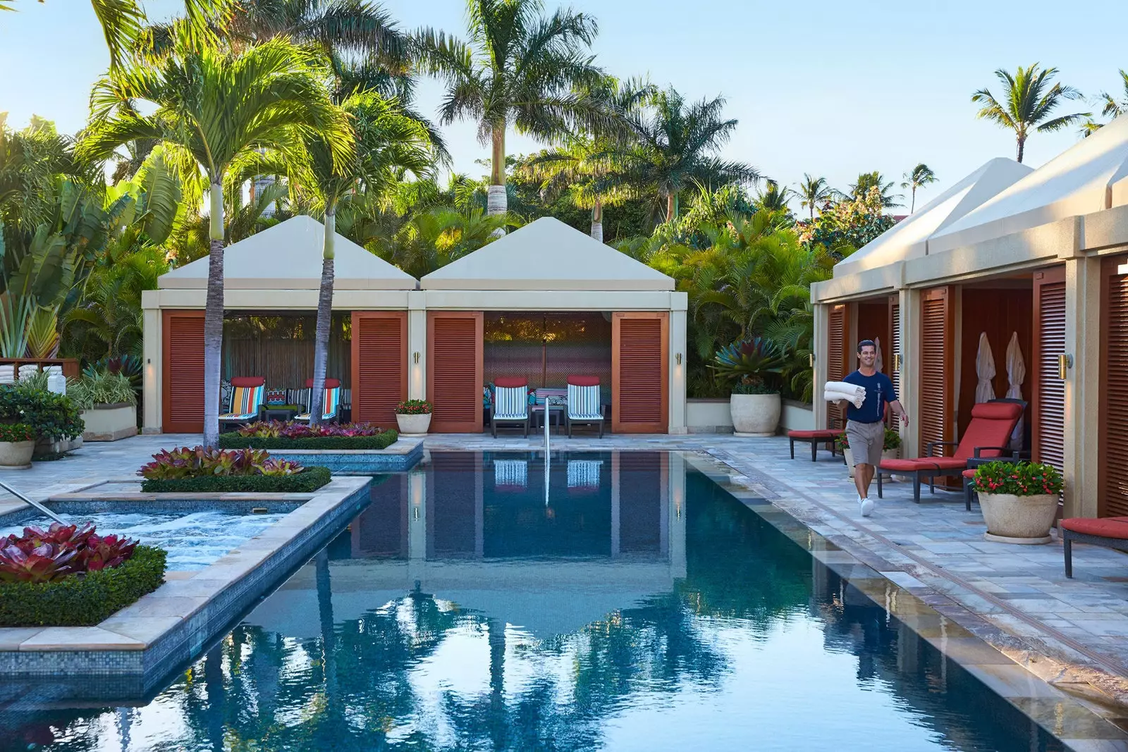 L'une des trois piscines du Four Seasons Resort Maui