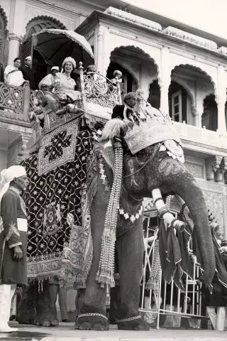 An Bhanríon agus Diúc Dhún Éideann san India 1961