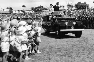 Каралева і герцаг Эдынбургскі ў Аўстраліі 1954