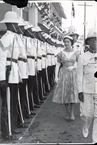 Công chúa Margaret ở Grenada 1955