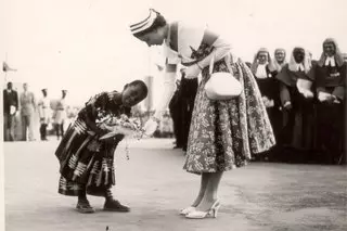 Die Königin in Nigeria 1956