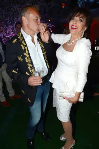 Graham Norton e Joan Collins