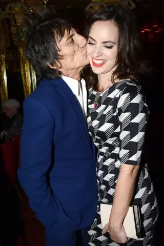 Ronnie Wood kaj Sally Humphreys