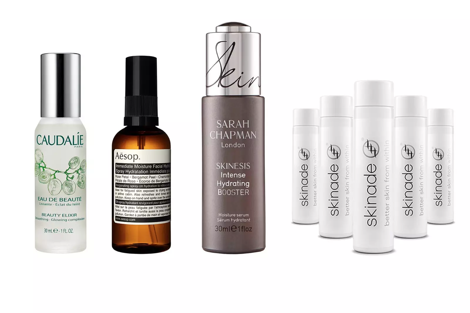 Caudalies Bote Elixir Aesops Imedyat Imidite Facial Hydrosol Sarah Chapmans Entans Hydrating Booster ak Skinades...