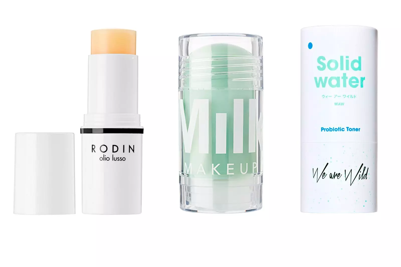 Rodins Jasmin Neroli Oil Milk Makeups smart Matcha Cleanser och Wilds Solid Water Probiotic Toner