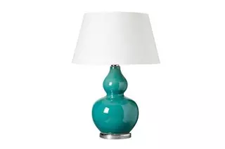 Oka Calabash Bordlampe Teal 175 oka.com