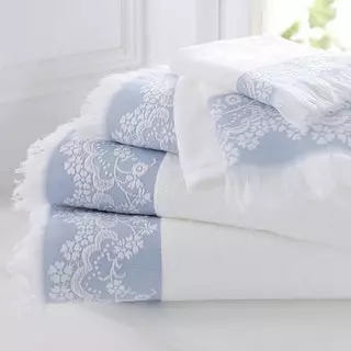 Cologne and Riviera Pale Blue Towels from 3 34 cologneandcotton.com