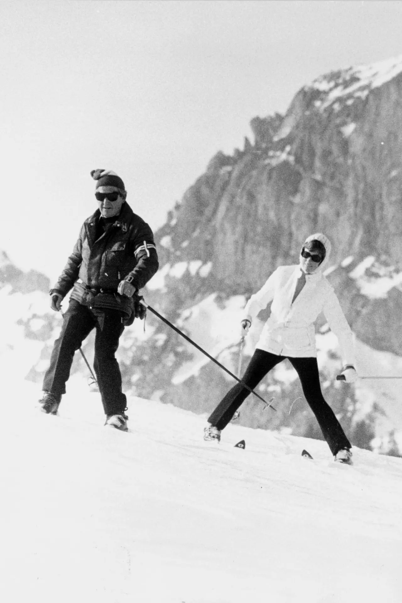 Julie Andrews Skiing fi Gstaad