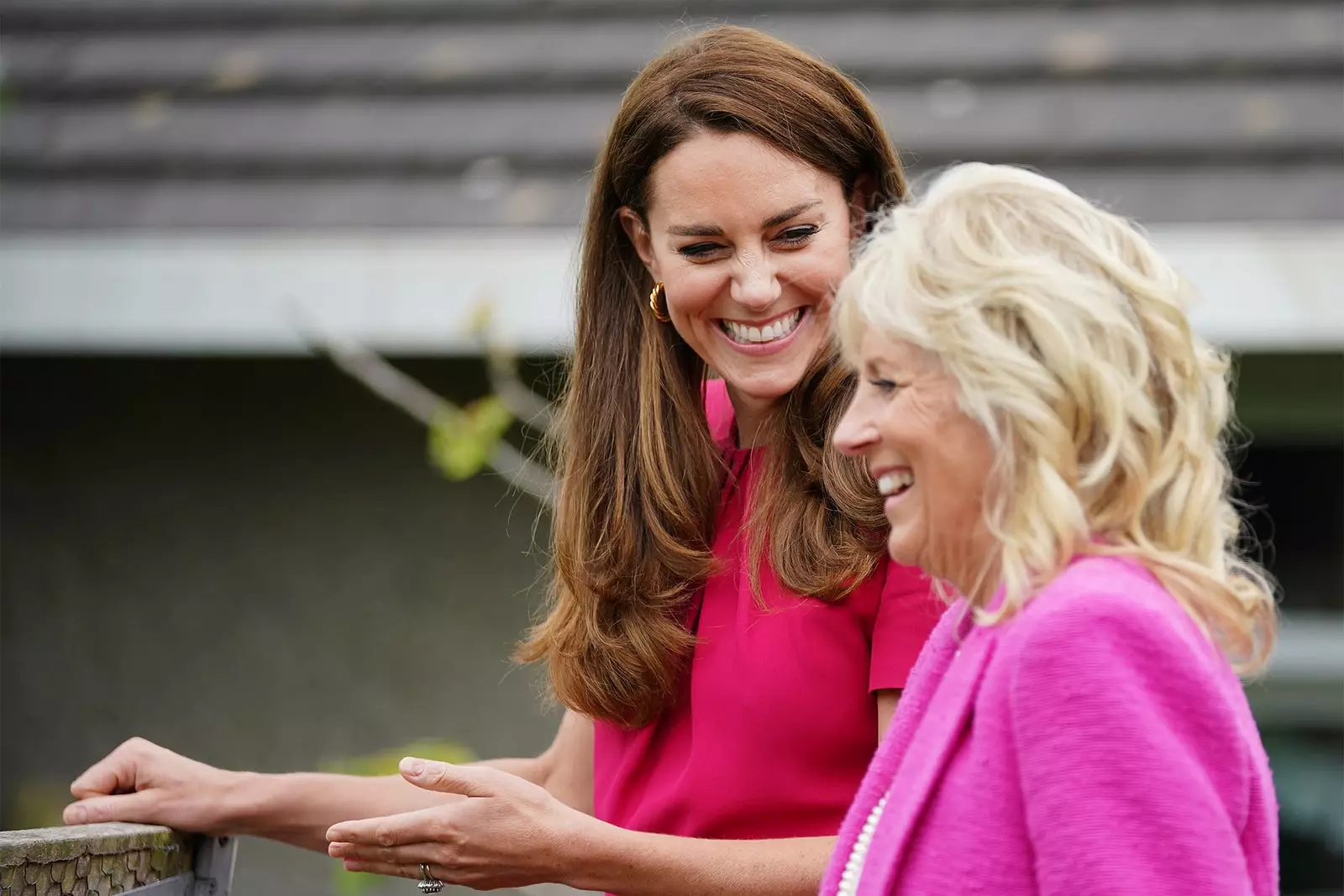 La duquessa de Cambridge i la primera dama dels Estats Units, la doctora Jill Biden