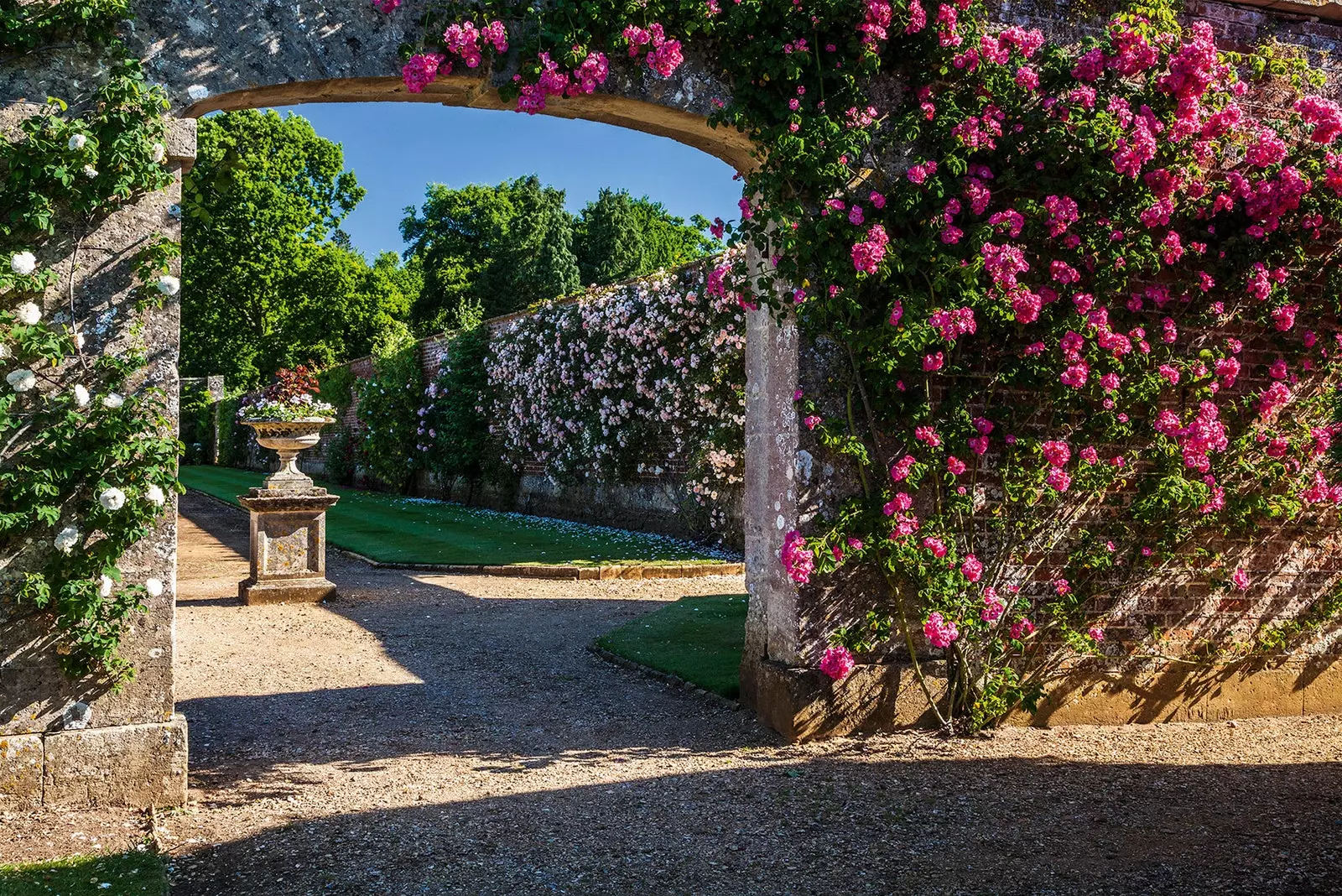 L'entrée du jardin clos