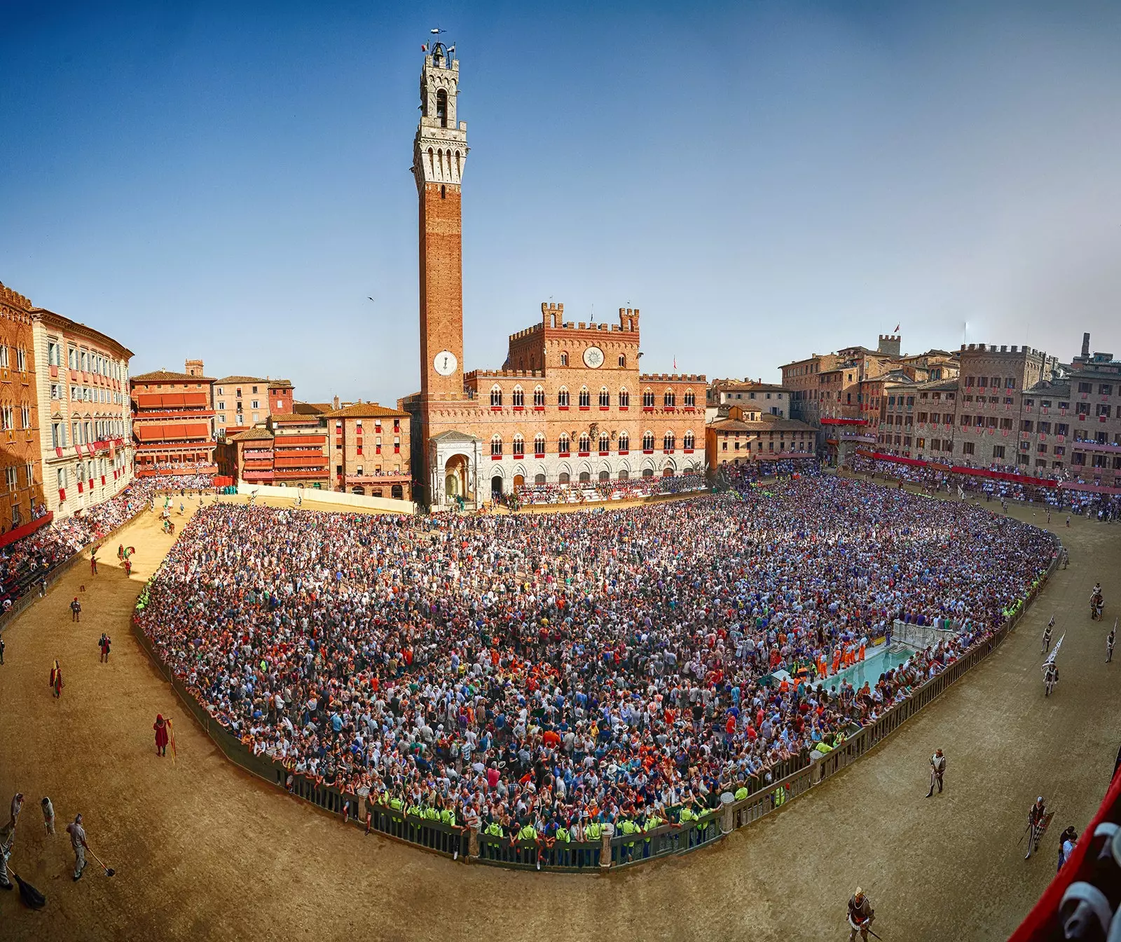 Toskanada Palio Di Siena at yarışı