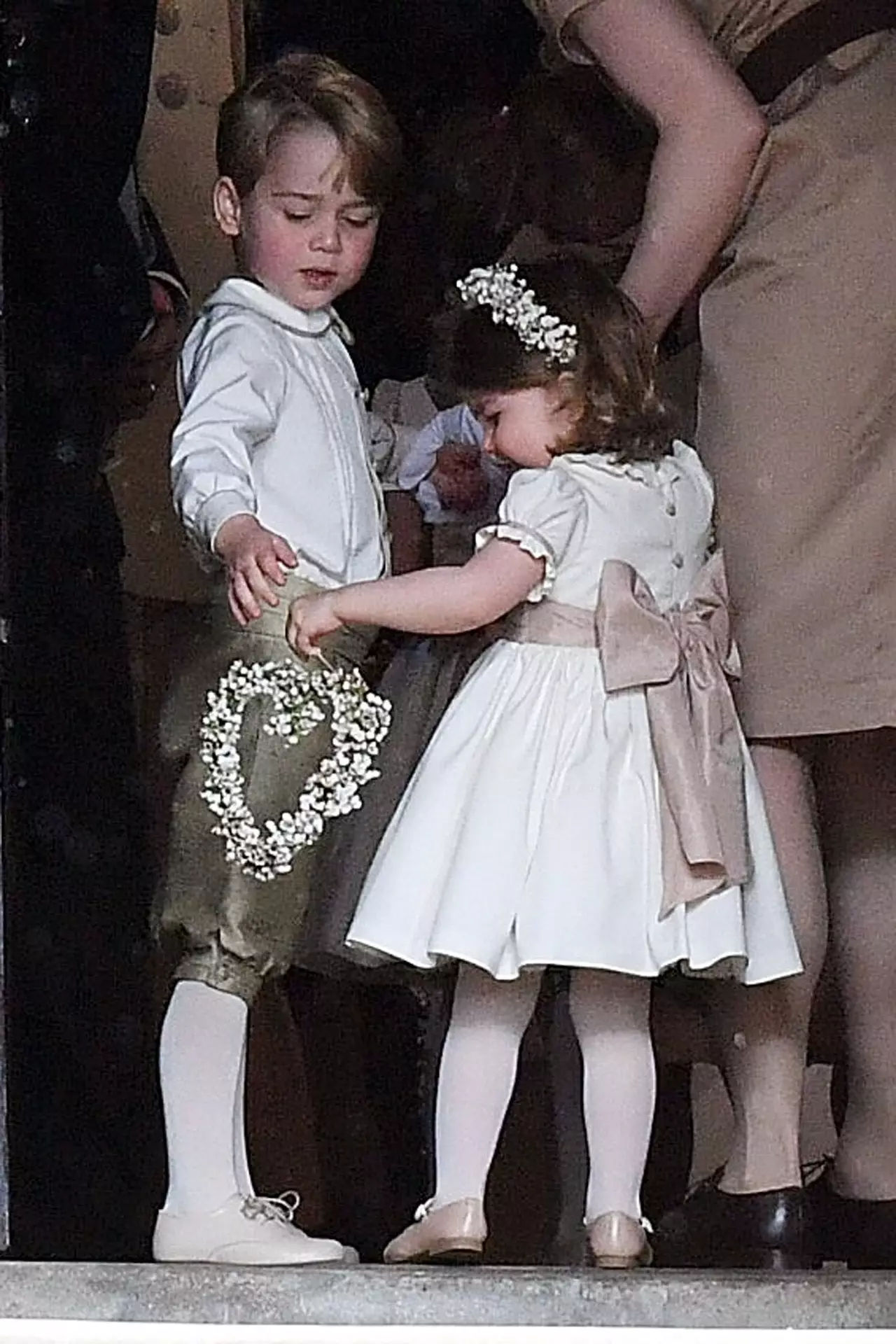 Кралска сватба шаферки страница момчета Пипа Кейт Мидълтън