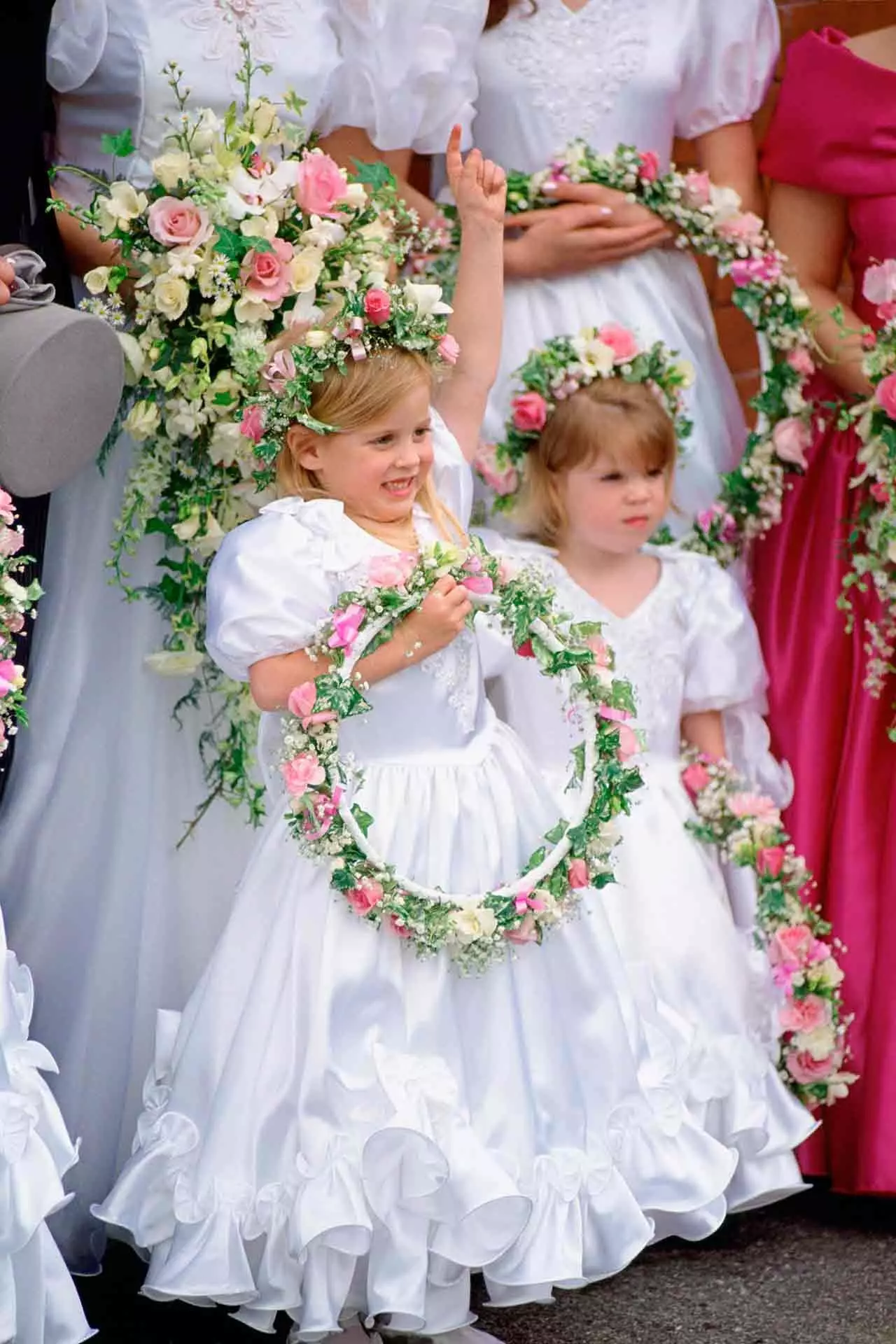 Königliche Hochzeit Brautjungfern Seitenjungen Pippa Kate Middleton