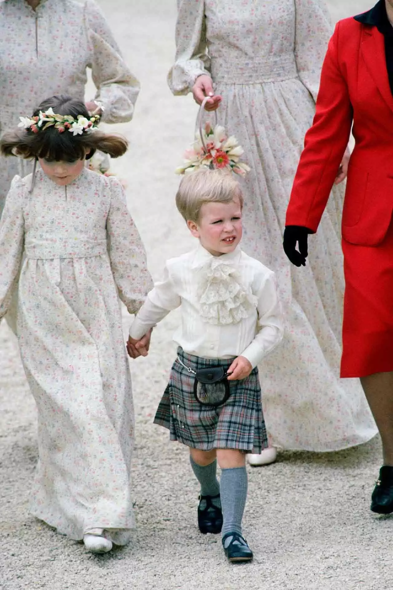 Königliche Hochzeit Brautjungfern Seitenjungen Pippa Kate Middleton
