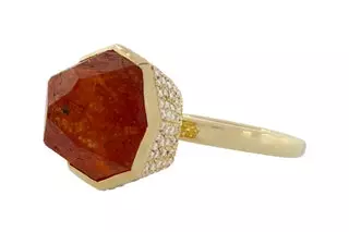 Spessartite Garnet նմուշի մատանին 17775 kimberlymcdonald.com