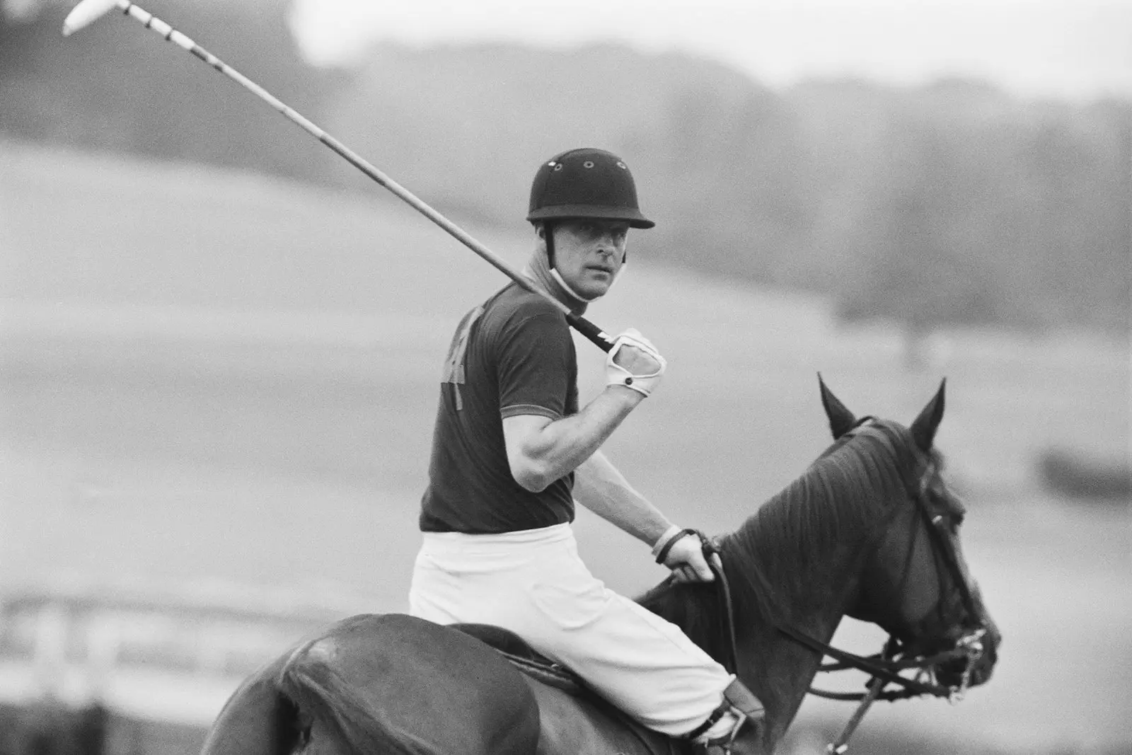 Prins Philip Duke of Edinburgh spillede polo i Windsor Park 1967