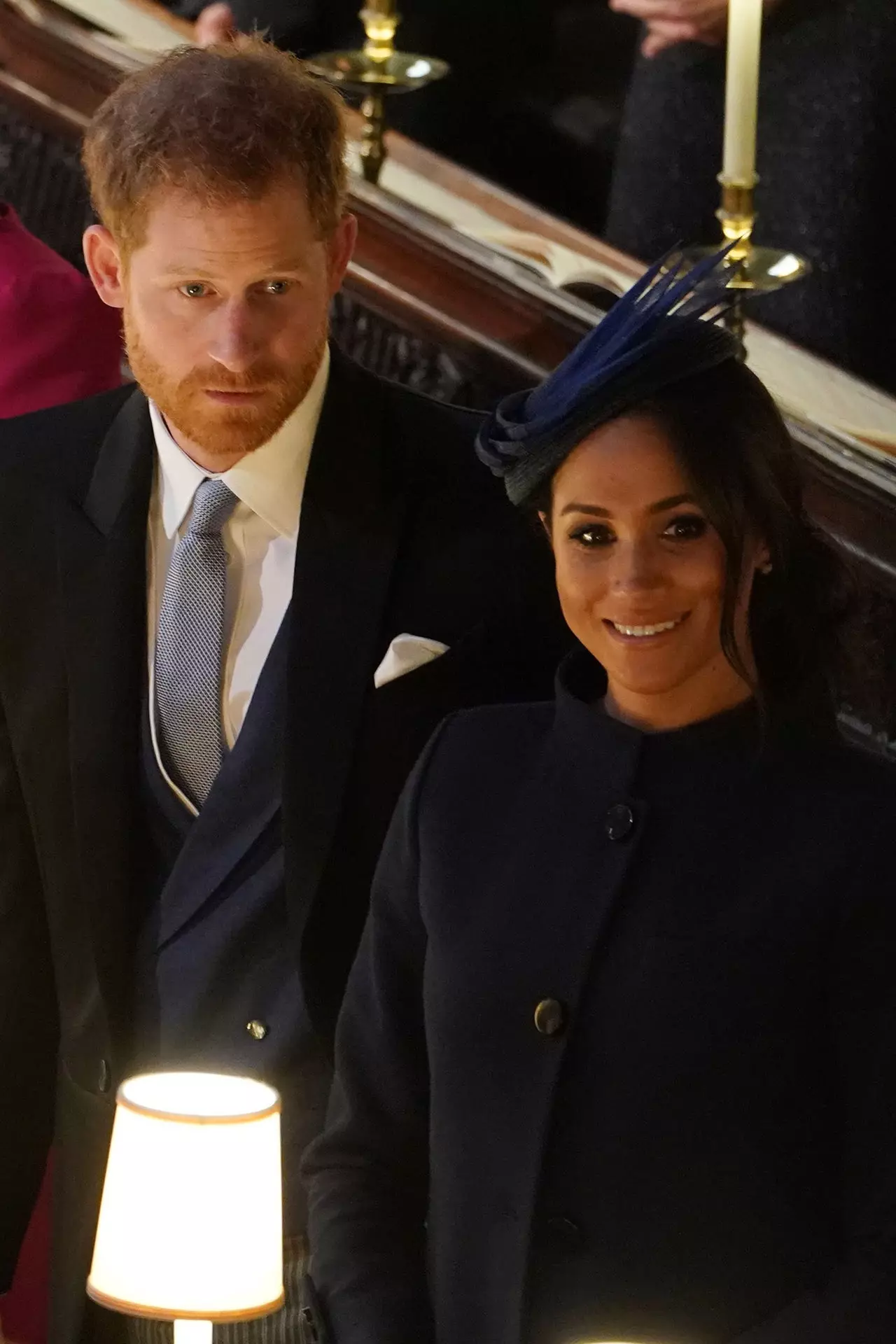 Duke û Duchess of Sussex di daweta Princess Eugenie û Jack Brooksbank de