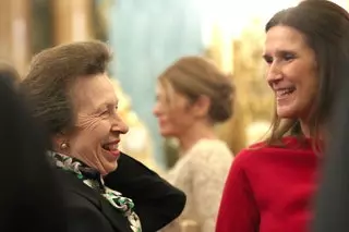 Prinsessan Royal och Sophie Wilmès Belgiens premiärminister