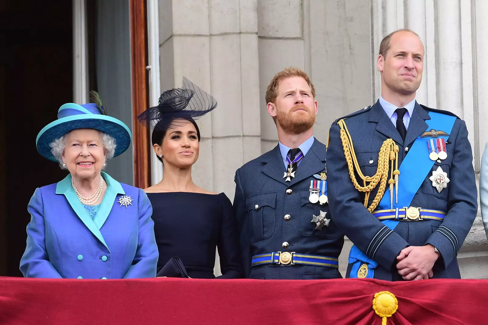 De Koningin Hertogin van Sussex Hertog van Sussex en Hertog van Cambridge