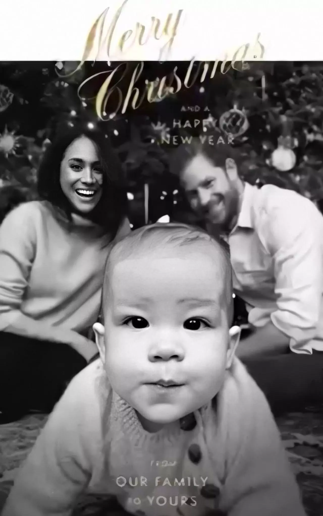 Lub Duke thiab Duchess ntawm Sussex's Christmas card